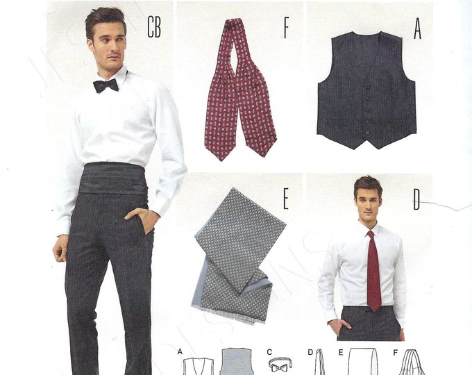 Uncut Burda Sewing Pattern 3403 Sewing Pattern for Men Vest | Etsy