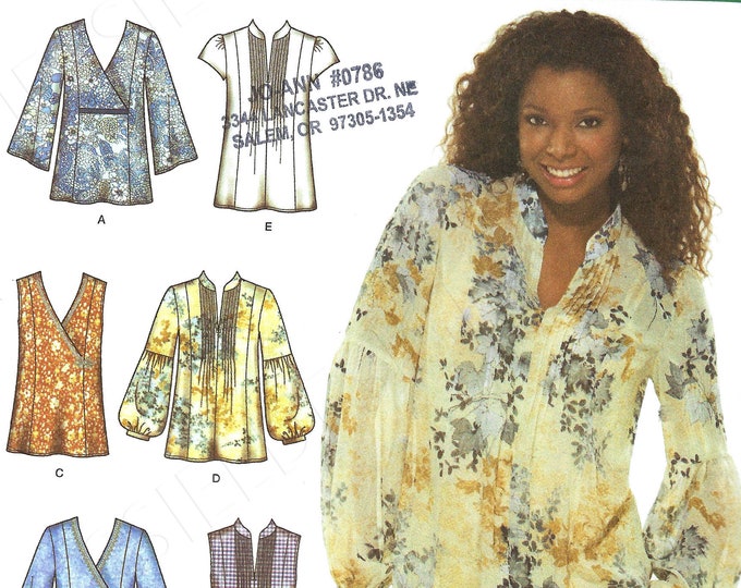 Uncut Simplicity Sewing Pattern 3786 Top Blouse Sewing Pattern Uncut ...