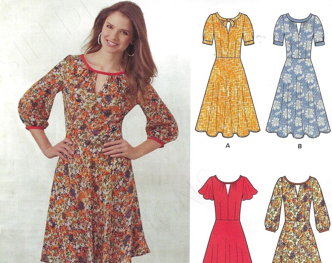 Uncut New Look Sewing Pattern Dress Pattern 6224 A6224 NEW LOOK Size 10 ...