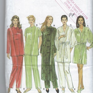 Uncut Simplicity Sewing Pattern 9024 Misses Sleepwear Pajama Top ...