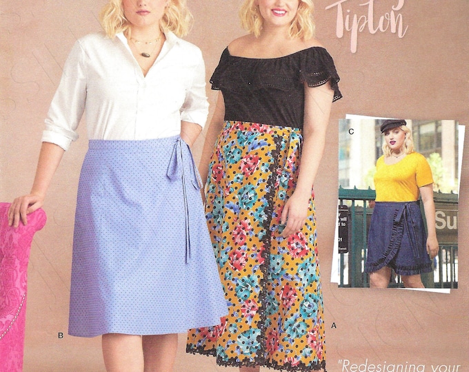 Uncut Simplicity Sewing Pattern 8612 Women's Easy Wrap Skirts by Ashley ...