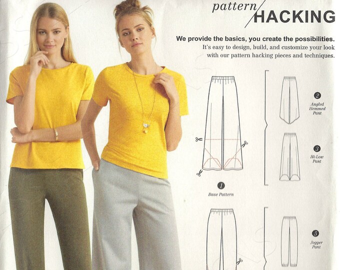 Uncut Simplicity Sewing Pattern 660 947 8378 A Hacking Pants Variations ...