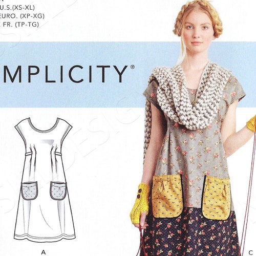 Uncut Simplicity Pattern 902 S9122 9122 1080 Misses' Dress - Etsy