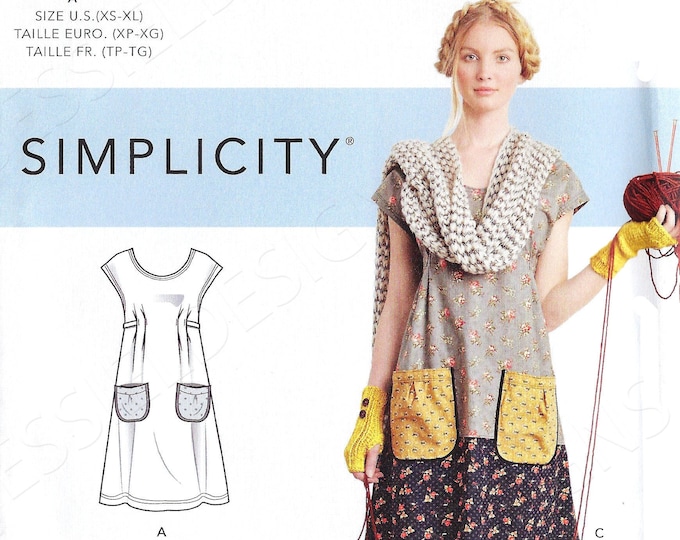 Uncut Simplicity Pattern 902 S9122 9122 1080 Misses' Dress or Tunic ...