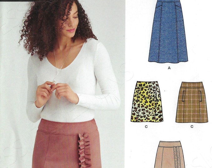 Uncut New Look Sewing Pattern 6579 Misses' Skirts Size 6-18 FF - Etsy
