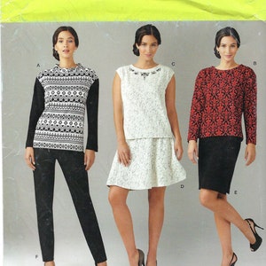 Uncut Simplicity Sewing Pattern 466 1255 Misses' and Miss Plus Knit ...