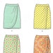 Uncut New Look sewing pattern 6215 Misses Womens skirt | Etsy