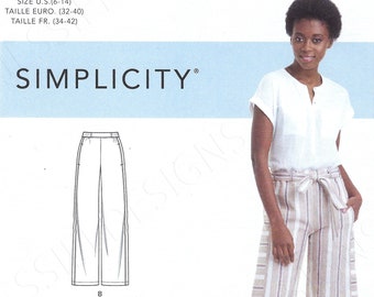 Uncut Simplicity Sewing Pattern 5562 EASY Comfortable Drawstring Cargo ...