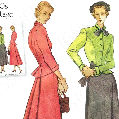 Uncut Simplicity Sewing Pattern 8507 Misses' Vintage Skirt - Etsy