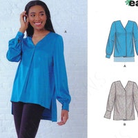 Uncut New Look Sewing Pattern Blouse Top New Look 6720 Uncut,misses ...