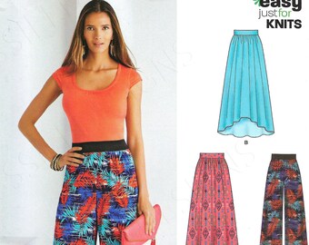 Uncut New Look Sewing Pattern Women's Tops and Pants, Cropped Pants ...