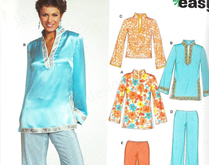 Uncut New Look Sewing Pattern 6544 NEWLOOK Womens Top Pants Size 10-22 ...