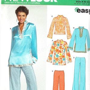 Uncut New Look Sewing Pattern 6544 NEWLOOK Womens Top Pants | Etsy