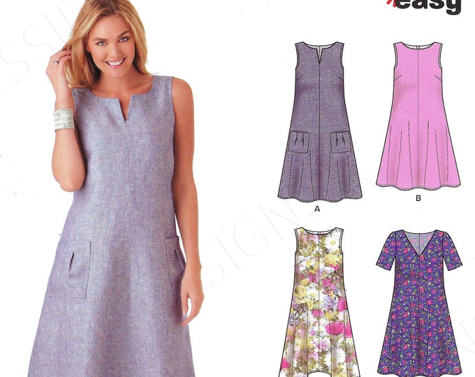 New Look Sewing Pattern 443 6340 Misses Dress Sewing Pattern Size (8-20 ...