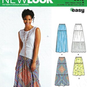 New Look Sewing Pattern 6516 Misses Skirts Sewing Pattern Size 6-18 ...