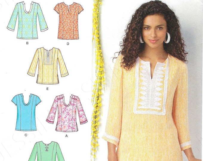 Uncut Simplicity Sewing Pattern 1461 Sewing Pattern Misses Tunic With ...