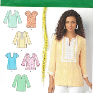 Uncut Simplicity Sewing Pattern 1461 Sewing Pattern Misses Tunic With ...