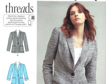 Uncut Simplicity Sewing Pattern 4589 Misses' Tops W/sleeve and Neckline ...