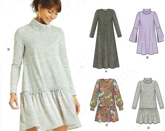 Uncut New Look Sewing Pattern Women's Tops and Pants, Cropped Pants ...