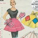 Uncut Simplicity Sewing Pattern 4858 Misses Vintage 50s Reproduction One-size One-yard Vintage ...