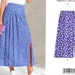 Uncut New Look Sewing Pattern 10538 6659 R10538 Misses' Pleated Skirt ...