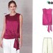 Uncut New Look Sewing Pattern 10541 6662/R10541 Misses' Drape Top ...