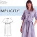Uncut Simplicity Sewing Pattern 8258 Misses Amazing Fit Dress Round ...