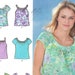 Uncut Simplicity Sewing Pattern 4589 Misses' Tops W/sleeve and Neckline ...