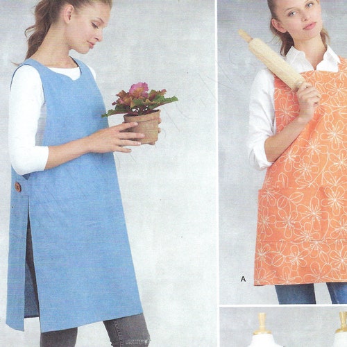 Uncut Simplicity Pattern 8230 Apron Dress Size XS-XL FF - Etsy