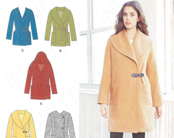 Uncut Simplicity Sewing Pattern 1067 Misses' Unlined Coat or Jacket ...
