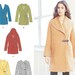 Uncut Simplicity Sewing Pattern 1067 Misses' Unlined Coat - Etsy