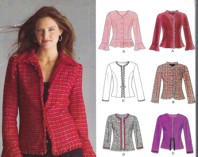 Rare Uncut New Look Sewing Pattern 6516 Misses Jacket Size 8-18 FF - Etsy