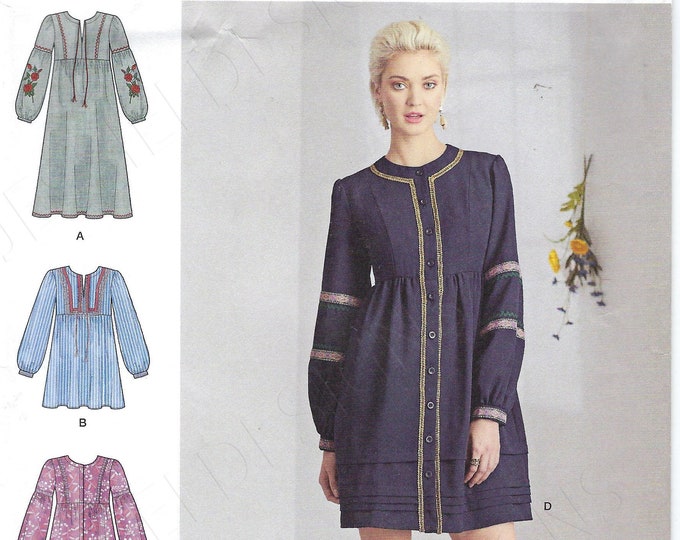 Uncut Simplicity Sewing Pattern 8689 R5 Size 6-14 14-22 Misses' Dresses ...