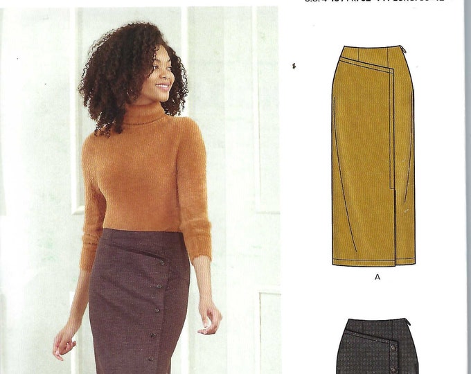 Uncut New Look Sewing Pattern 6690 Misses' Asymmetrical Skirts Size 4 ...