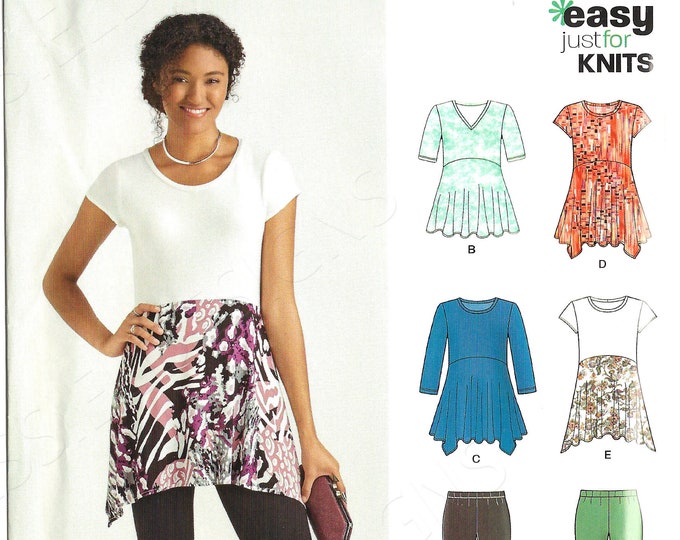 Uncut New Look Sewing Pattern 0180 6435 Misses Tunic & Leggings Sz. 10 ...