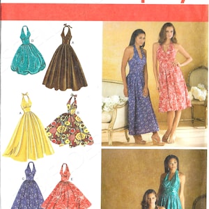 Uncut Simplicity Sewing Pattern 3823 Cocktail/sun Dress, Size 6-14 14 ...