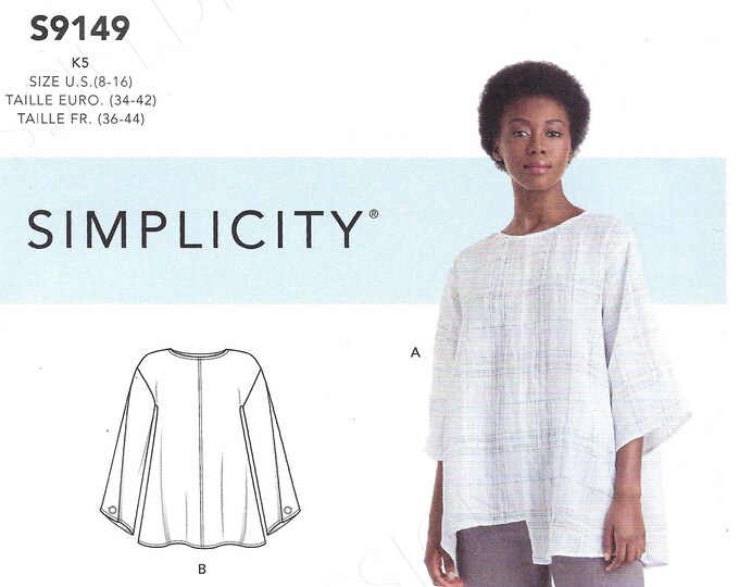 Uncut Simplicity Sewing Pattern 10602 9149 TOPS & Pull-on PANTS Misses ...