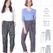 Uncut Burda Style Sewing Pattern 6298 Pants - Elastic Trousers With ...