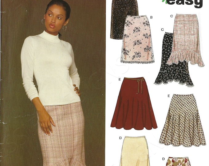 Uncut New Look Sewing Pattern 6433 Skirts Sz 8-18 FF - Etsy