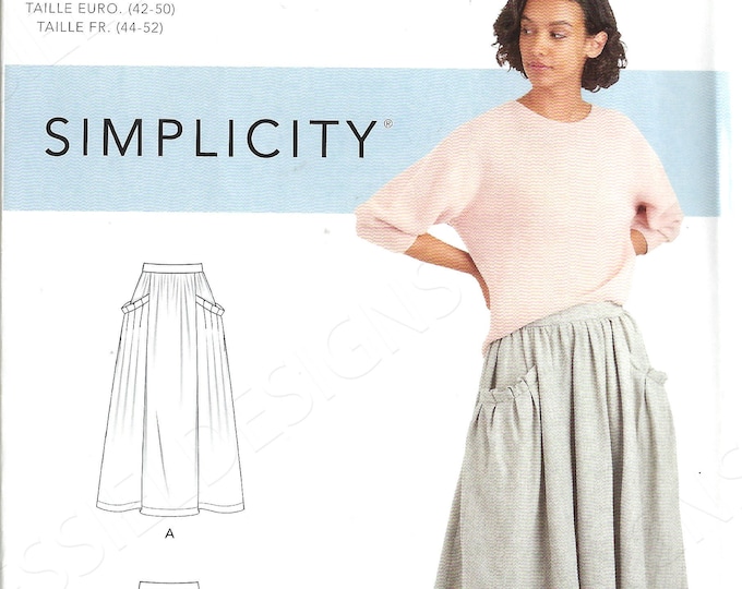 Uncut Simplicity Sewing Pattern 10905 9180 Misses Skirt Size 6 8 10 12 ...