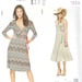 Uncut Burda Style Sewing Pattern 6759 Misses' V-neck Wrapped Dress in ...