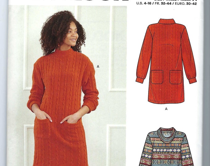 Uncut New Look Sewing Pattern 6683, New Look Sewing Pattern, Dress With ...