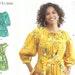 Uncut Simplicity Sewing Pattern 4589 Misses' Tops W/sleeve and Neckline ...