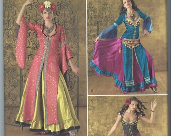 Uncut Simplicity Sewing Pattern Costumes 3685 Halloween Costume Ladies ...