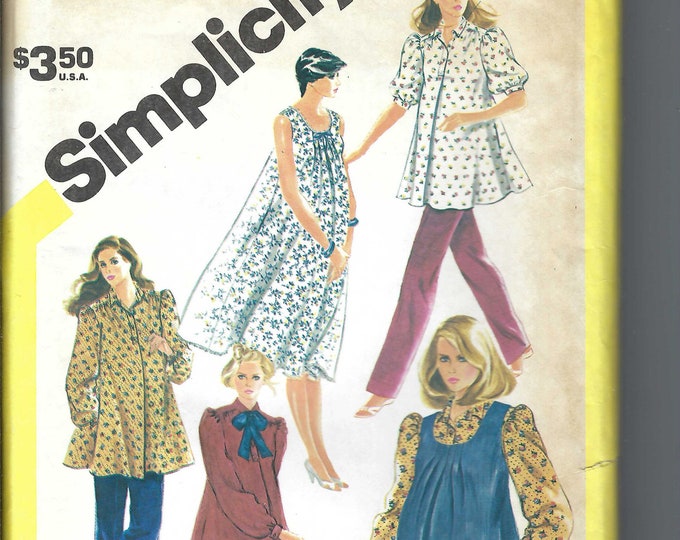 Uncut Vintage Simplicity Sewing Pattern 5665 Maternity Sewing Pattern ...