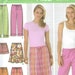 Uncut Simplicity Sewing Pattern 1451 Toddlers' Dresses, Top, Cropped ...