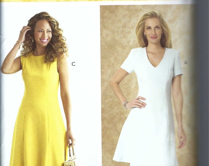 Uncut Butterick Sewing Pattern Women's Dress, Princess Seam Dress ...