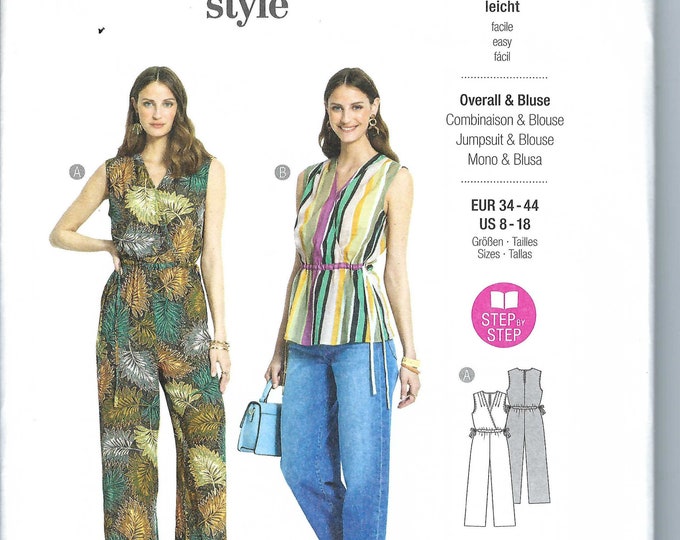 FF Burda Style Sewing Pattern 7742 Misses' Shirts Size (10-20) Uncut - Etsy
