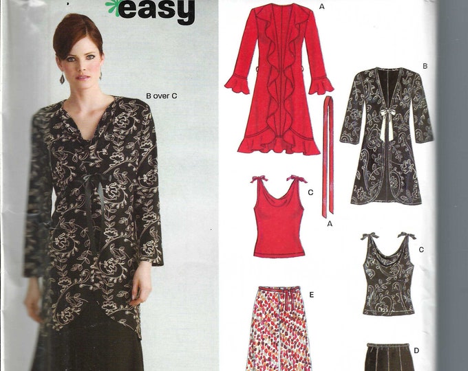 Uncut New Look Sewing Pattern 6628, Women’s Size (8-18), Tunics, Dress ...