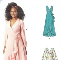 Envelope Dress/ Wrap Dress - PDF PATTERN - 10 Sizes S to 3XL - Etsy